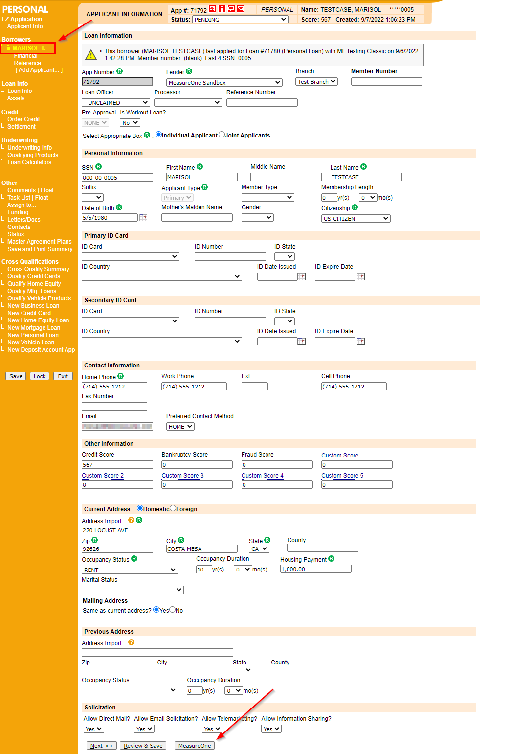 Using MeasureOne on MeridianLink (Classic or Modern) – MeasureOne